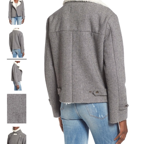 J.O.A. | Jackets & Coats | Joa Sherpa Motorcycle Jacket Xs | Poshmark